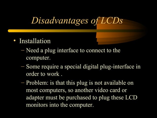 All about Lcd monitors | PPT