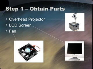 BUILDING OWN PROJECTORLCD PLATFORM BOOK.ppt