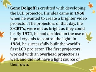 Lcd projector | PPTX