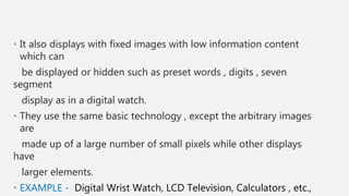 LCD AND LED SCREEN | PPTX
