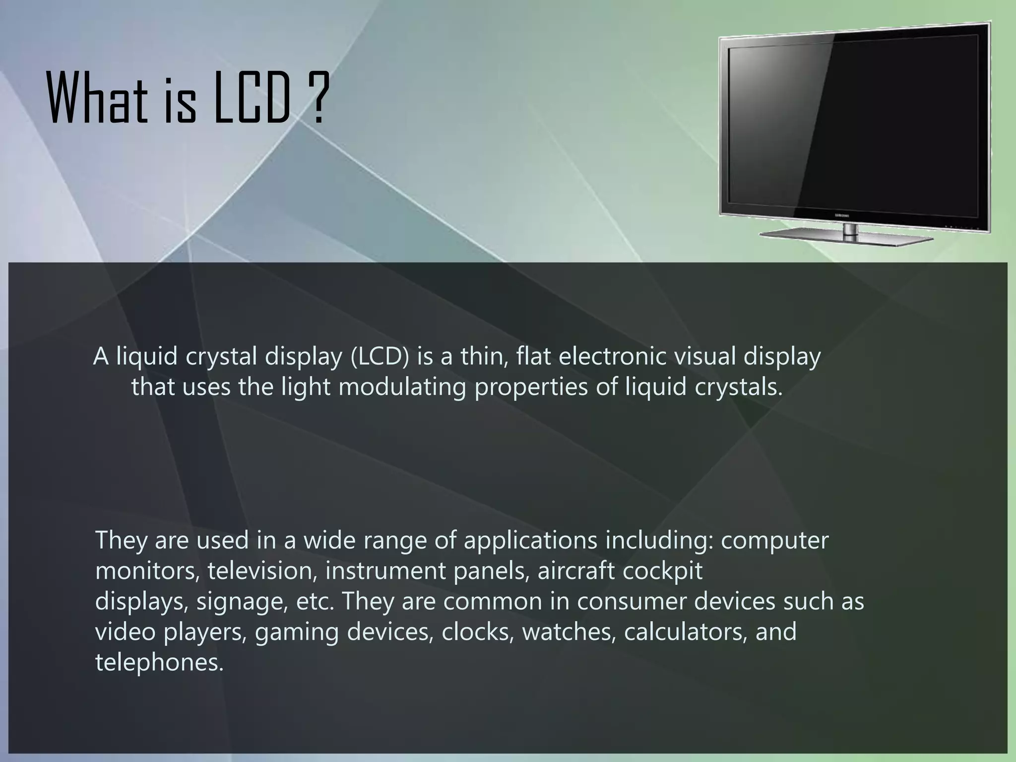 Lcd technology | PPT