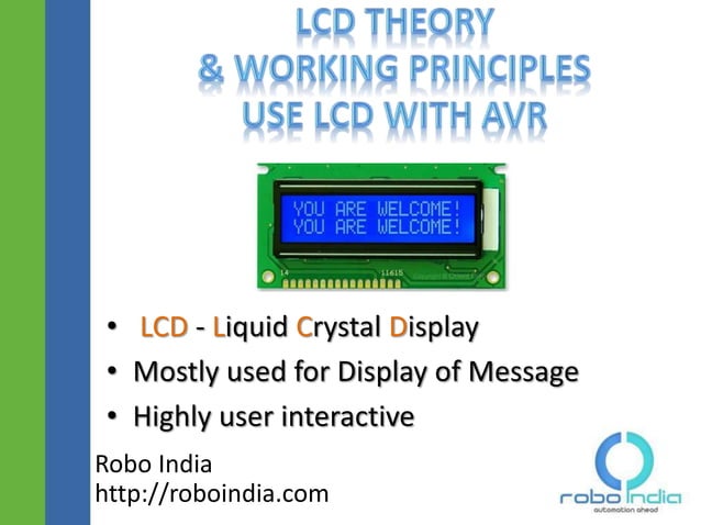 LCD Theory and Working Principles | PPTX | Computer Peripherals | Computing