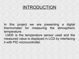 Lcd thermomter final | ODP | Physics | Science