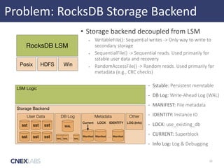Optimizing RocksDB for Open-Channel SSDs | PDF