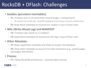 Optimizing RocksDB for Open-Channel SSDs | PDF