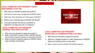 LCEB APPLICATION PACKAGE AIESEC DALOA 19 20 | PPT