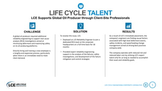 LCE Corporate Capabilities Brief-Life Cycle Talent | PPT