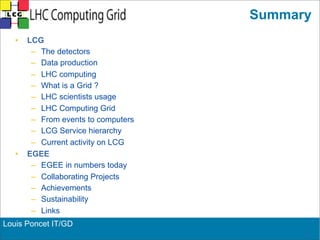 LCG project description | PDF | Cloud Computing | Internet