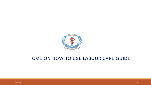 WHO user's manual labour care guide.pptx