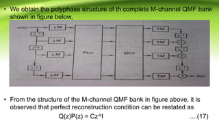 L channel qmf bank | PPTX