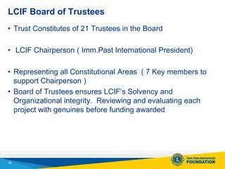 LCIF from Lion Narsimha Raju Dichpally mjf | PDF