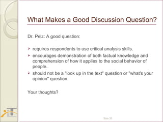 LCIN Presentation: Effective Online Discussions | PPT