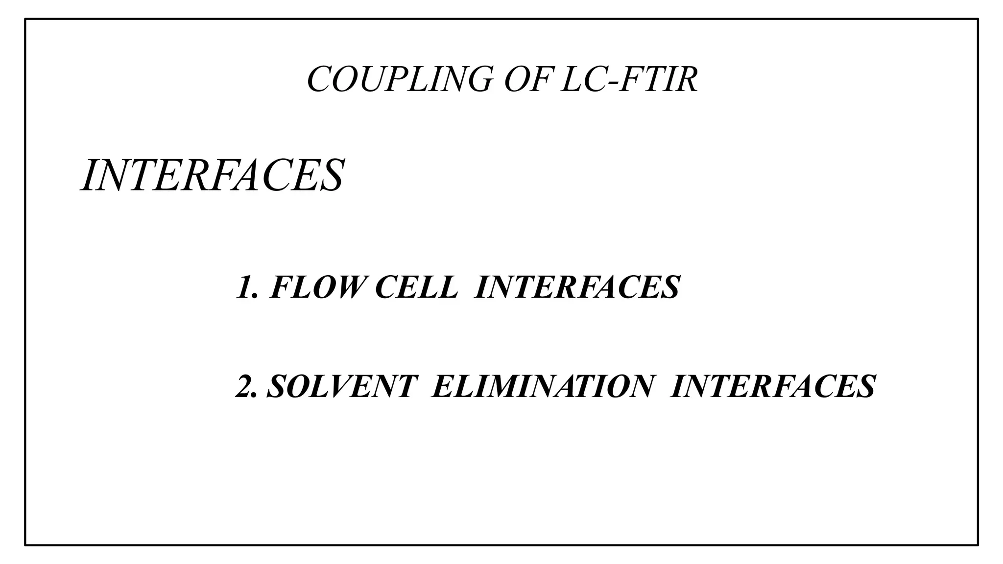 LC FTIR | PPTX