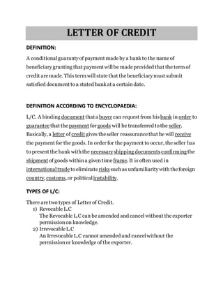 Lc letter | DOCX