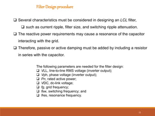 Lcl filter design | PPTX