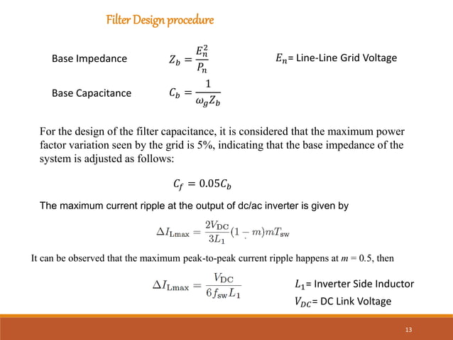 Lcl filter design | PPTX | Consumer Electronics | Technology & Computing