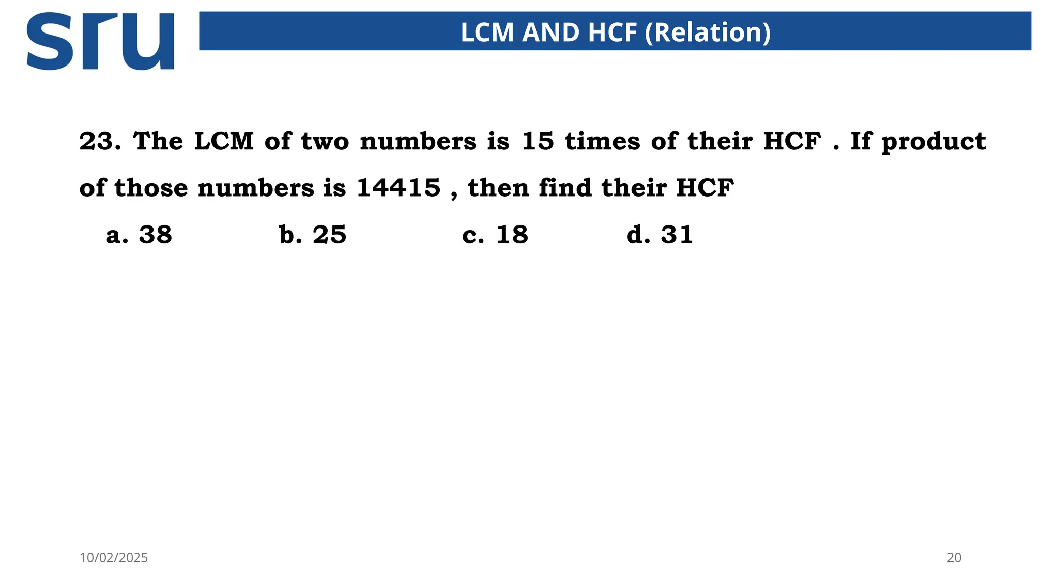 LCM and HCF.pptx problems and didferent models | PPTX