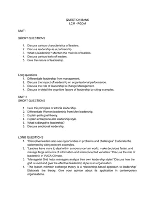 LCM QUESTION BANK.pdf