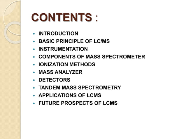 LCMS | PPTX