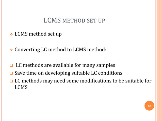 Lcms basics shimadzu 8040 | PPTX