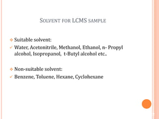 Lcms basics shimadzu 8040 | PPTX