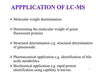 Lcms gcms and its applications | PPT