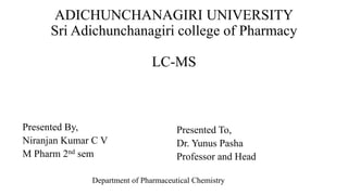 LC-MS | PPTX