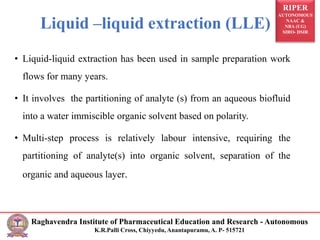 Sample Preparation in LC-MS | PDF