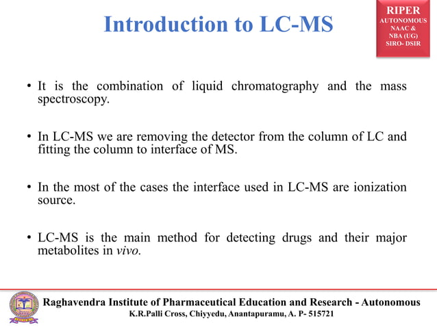Sample Preparation in LC-MS | PDF | Chemistry | Science