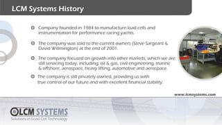 LCM Systems Ltd (oil and gas focus) Presentation | PPT