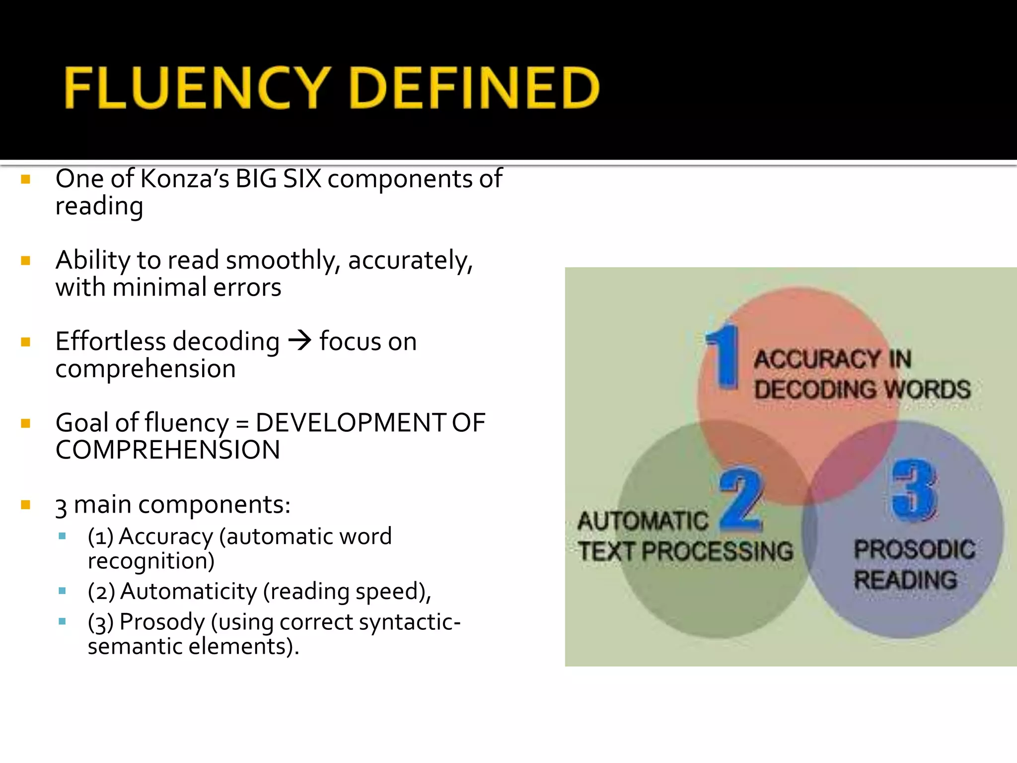 Fluency & Comprehension Professional Development Workshop | PPTX