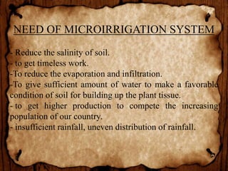micro irrigation system kvg | PPT