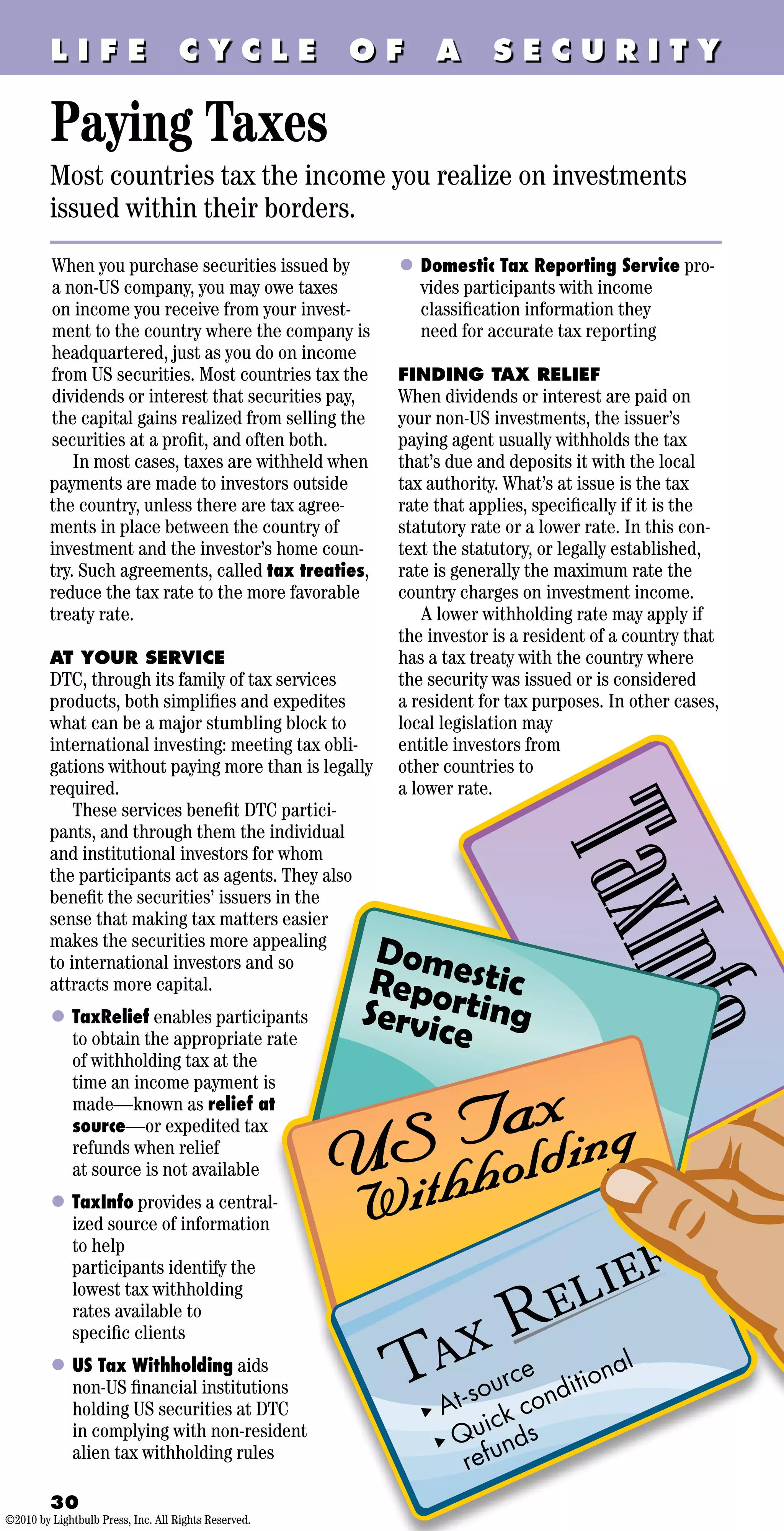 DTCC Securities - Life Cycle " [LcoaS.pdf] | PDF