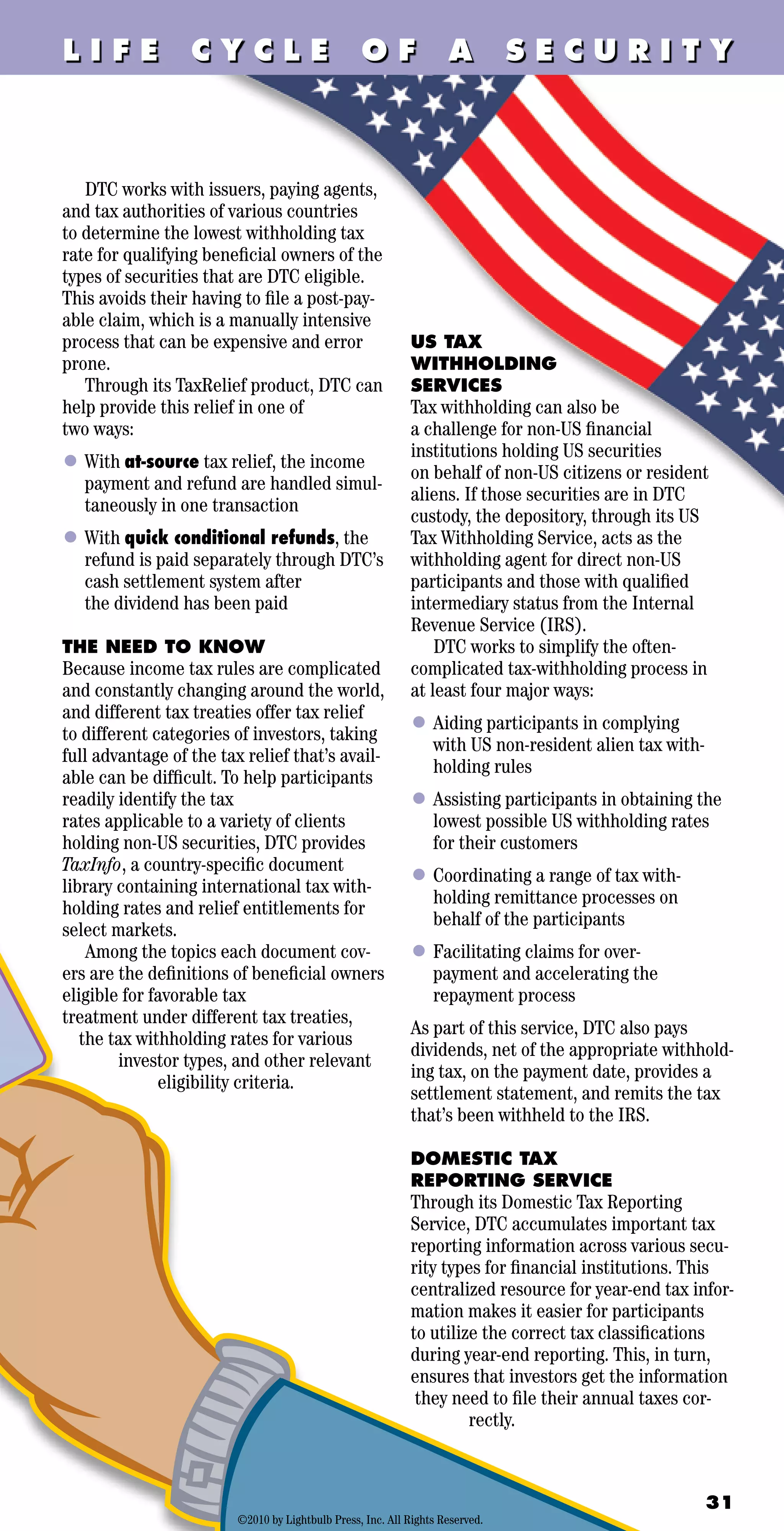DTCC Securities - Life Cycle " [LcoaS.pdf] | PDF