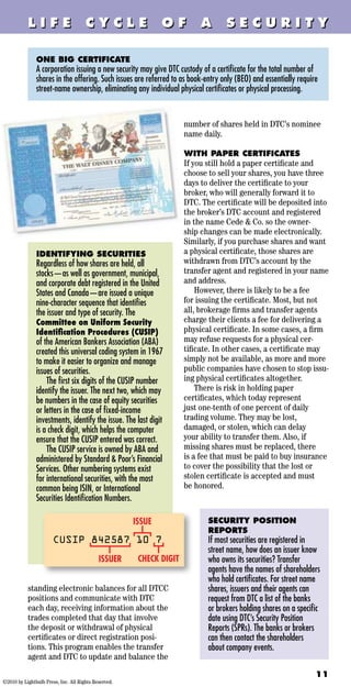 DTCC Securities - Life Cycle " [LcoaS.pdf] | PDF