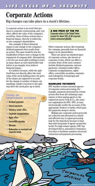 DTCC Securities - Life Cycle " [LcoaS.pdf] | PDF