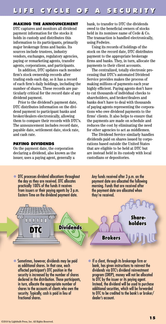DTCC Securities - Life Cycle " [LcoaS.pdf] | PDF
