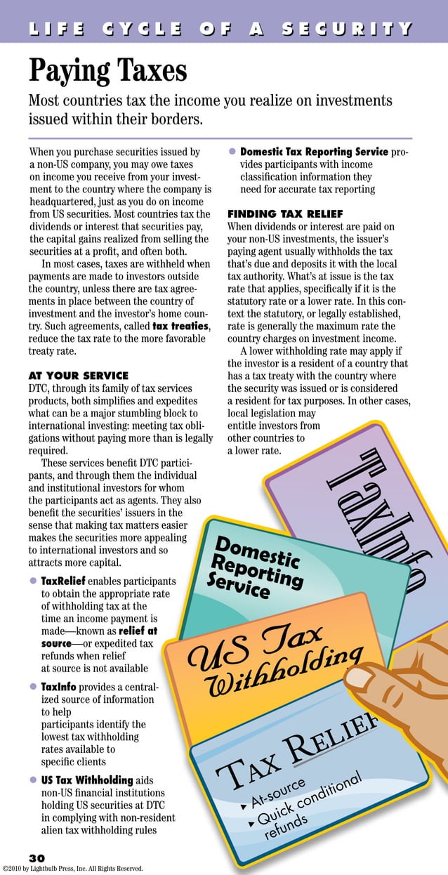 DTCC Securities - Life Cycle " [LcoaS.pdf] | PDF