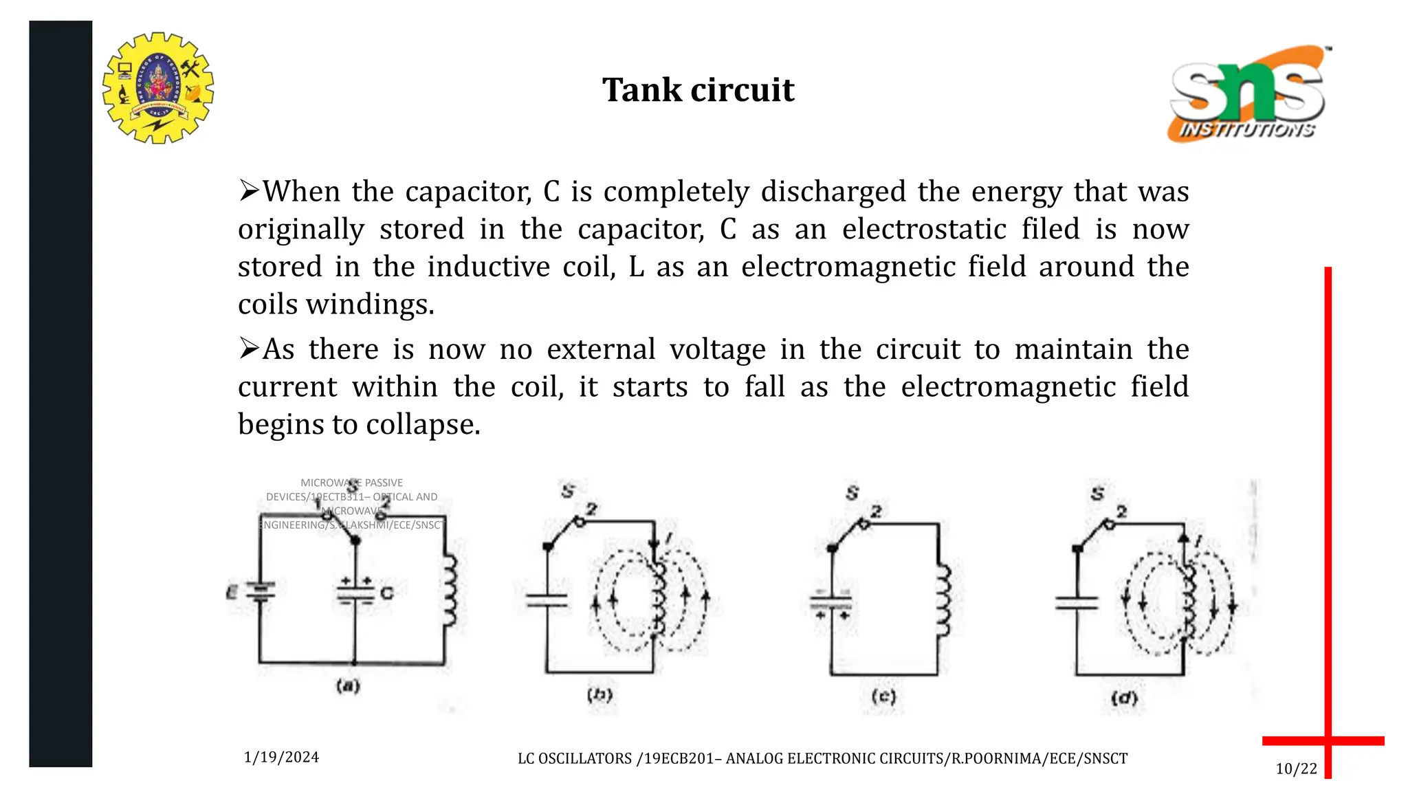 LC oscillator working and its construction | PPTX