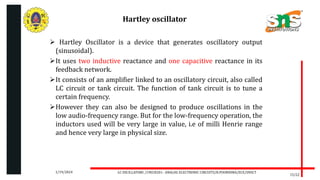 LC oscillator working and its construction | PPTX