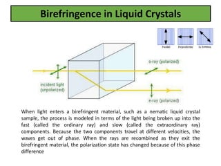 Liquid Crystal and Liquid Crystal Polymer | PPTX