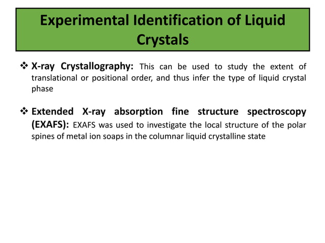Liquid Crystal and Liquid Crystal Polymer | PPTX | Chemistry | Science