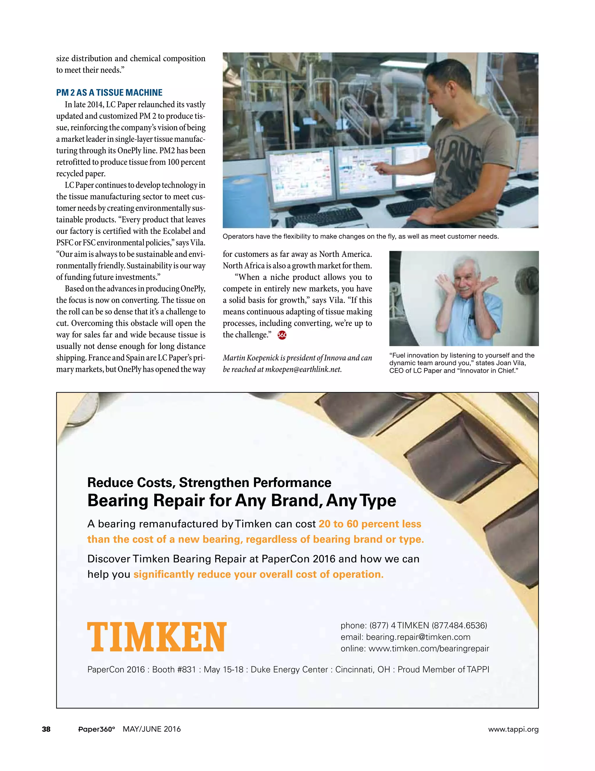 Be Original: The Path to LC Paper's OnePly Tissue | PDF