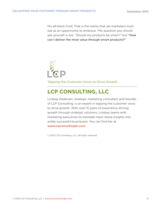 Lcp Consulting White Paper Smart Products | PDF