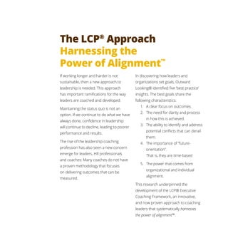 Lcp digital brochure | PDF | Executive Leadership & Management | Business