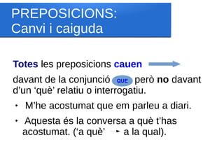 Les Preposicions | PDF