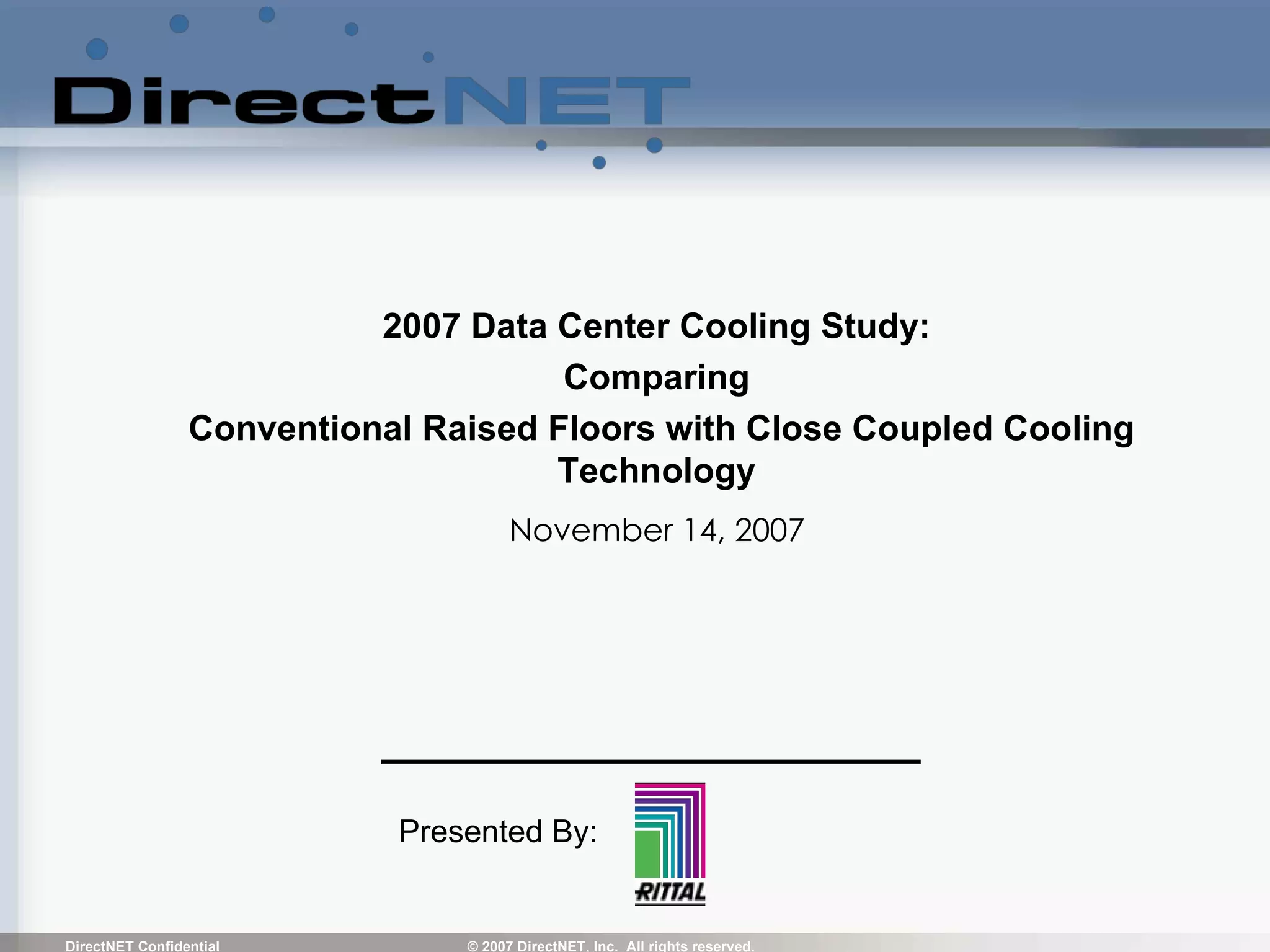 Data Center Cooling Study on Liquid Cooling | PPT