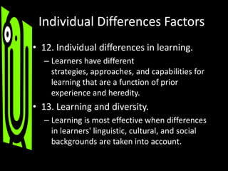 Learner-centered principles | PPTX