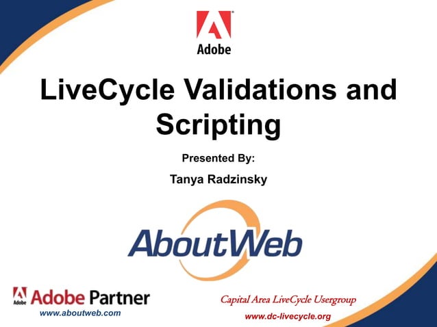 LiveCycle Scripting & Validations | PPT