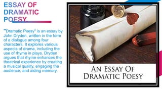 Literary criticism- John Dryden- presentation-pptx | PPTX